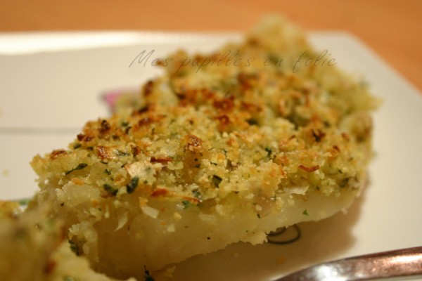 Recette de filets de grenadier en gratin d’ail et échalote