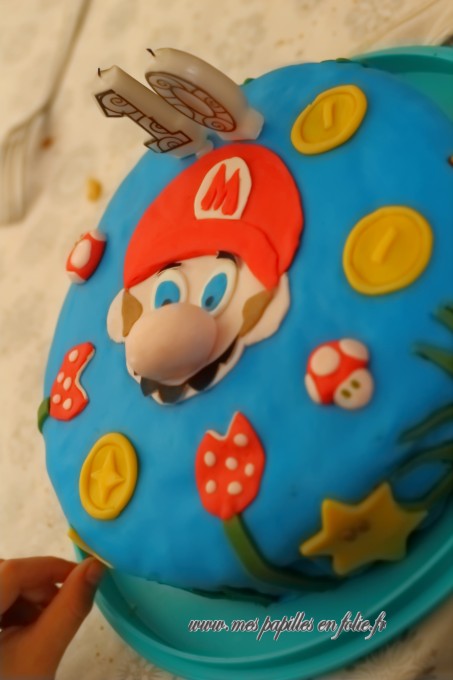 Gâteau damier Mario Bros du blog Fashioncooking